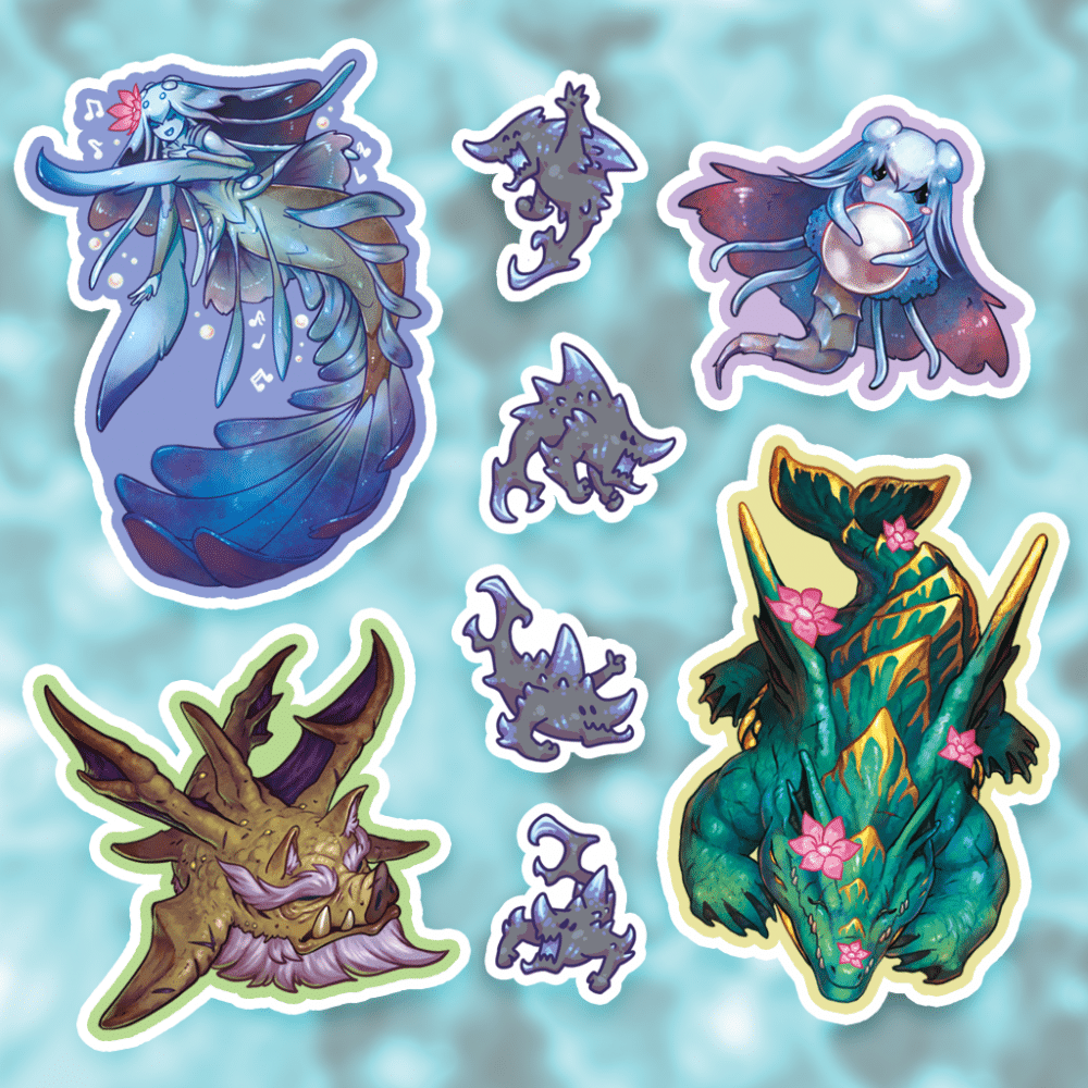 Ocean Creatures Sticker Pack - YouPads